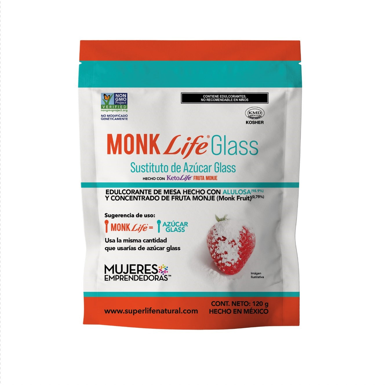 Monk Life Glass, sustituto de azúcar glass sin azúcares, presentacione ...